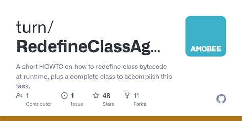 Github Turn Redefineclassagent A Short Howto On How To Redefine Class Bytecode At Runtime