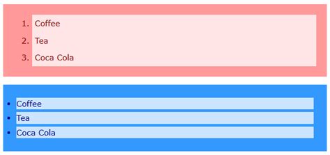 CSS 列表 图形开发学院