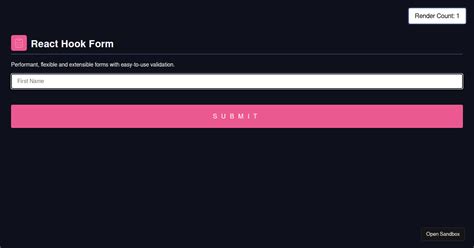 SetFocus Codesandbox