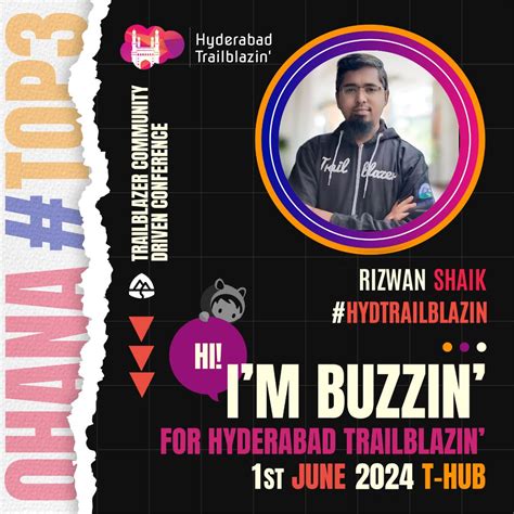 Rizwan Shaik ☁️ On Linkedin Hydtrailblazin Hydtrailblazinquest Trailhead Communityconference…