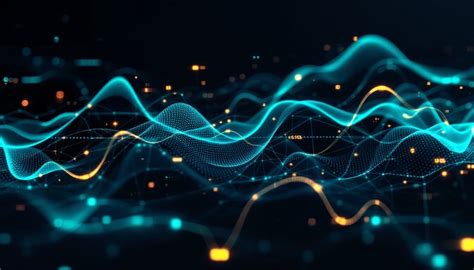 Free Luminous Data Streams Photo Data Digital Trading Download At