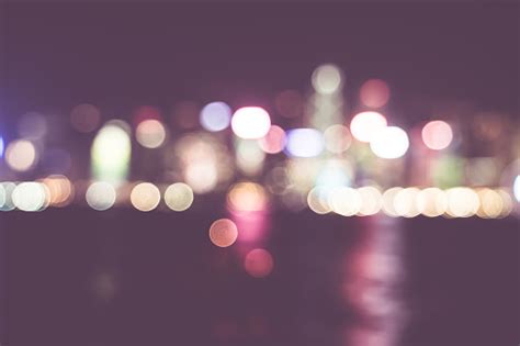 밤 시간 도시 생활 빈티지 필터에 도시의 추상적인 배경을 흐리게 0명에 대한 스톡 사진 및 기타 이미지 0명 나이트캡 도시 Istock