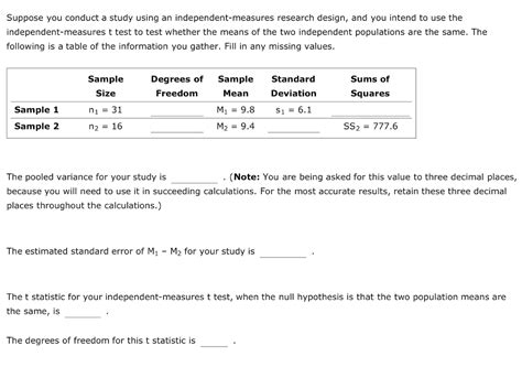 Solved Differentiating Pooled Variance And The Estimated