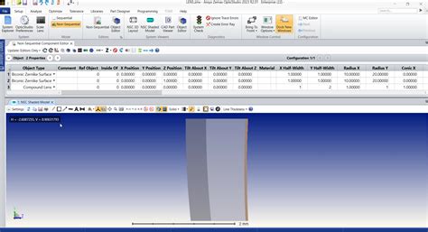How To Perform Surface Tilt And Decenter And Surface Irregularities Tolerancing In Non Sequential