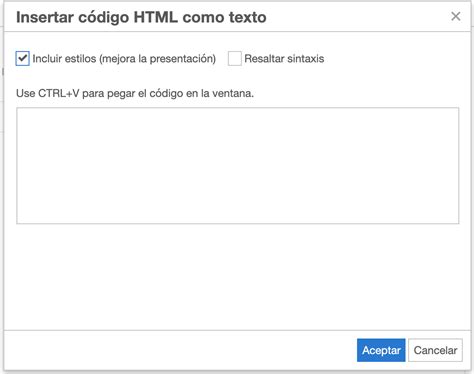 Insertar HTML Como Texto EXeLearning 2 6 Tutorial Manual