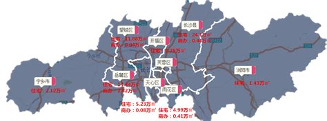 最新长沙县地图 长沙县 长沙县版 大山谷图库