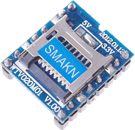 Smakn Mini Sd Card Mp3 Sound Module For Pic Arduino Wtv020 Sd 16p New Electronics
