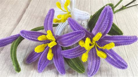 How To Make Flowers Out Of Pipe Cleaners And Tissue Paper At Walter