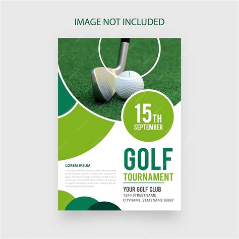 골프 컵 챔피언십 또는 토너먼트 플라이어 포스터 디자인 이벤트 배너 터 터 Template 프리미엄 벡터