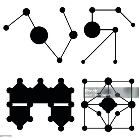 Molecule Icon Set Stock Illustration Download Image Now Abstract Atom Biology Istock