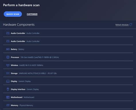 Lenovo Vantage Hardware Scan Missing Gpu Components After Update R