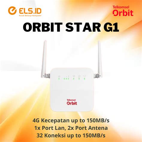 Jual Telkomsel Orbit Star G Router Modem Wifi G Kota Yogyakarta ELS Computer Tokopedia