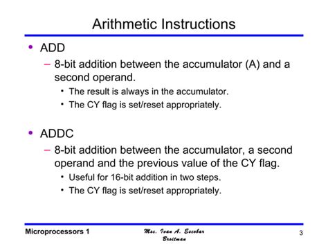 8051 Instruction Set Ppt