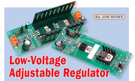 ECE Circuits Low Voltage Adjustable Regulator