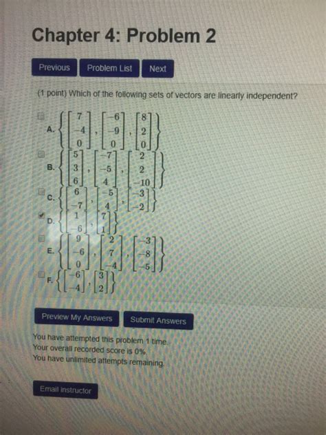 Solved Chapter 4 Problem 2 Previous Problem Listnext 1