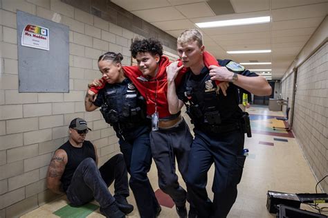 Springfield Active Shooter Drill Prepares Educators Police Medical