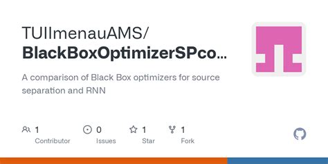 Github Tuilmenauamsblackboxoptimizerspcomparison A Comparison Of Black Box Optimizers For