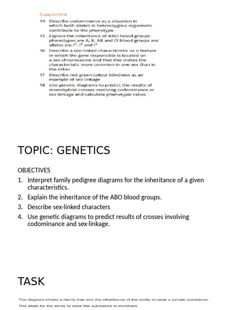 Igcse Inheritance Lesson 3 Pdf