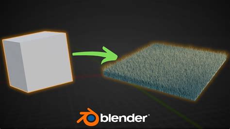 Create Grass In Blender In Seconds YouTube
