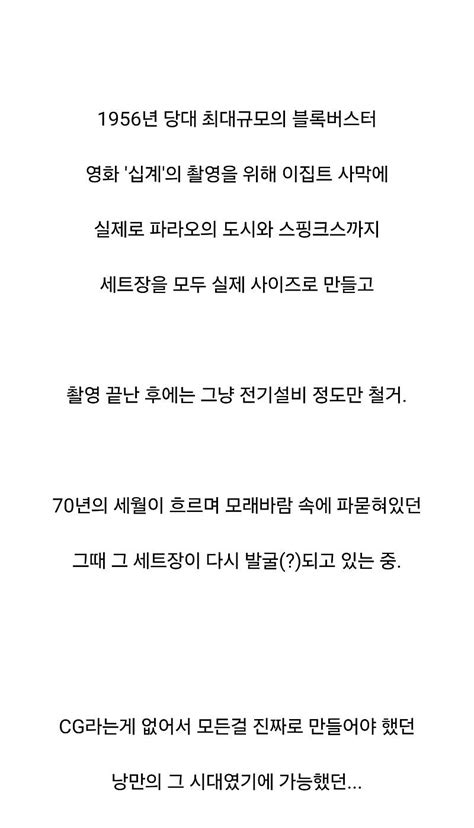 최근 사막에서 새롭게 발굴된 스핑크스 유머 움짤 이슈 에펨코리아