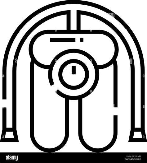 Constructions Line Icon Concept Sign Outline Vector Illustration Linear Symbol Stock Vector