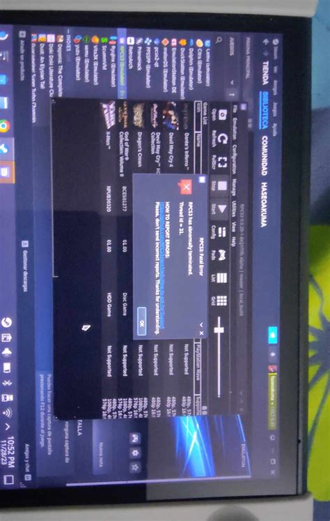 Rpcs3 Error Remudeck