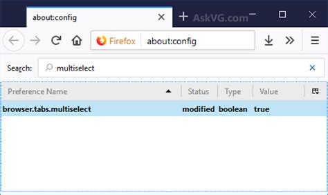 Tip Enable Disable Multiple Tabs Selection Feature In Mozilla