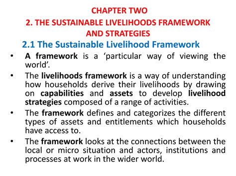 Sustainable Livelihood Framework Ppt Sustainable Livelihood Framework Ppt