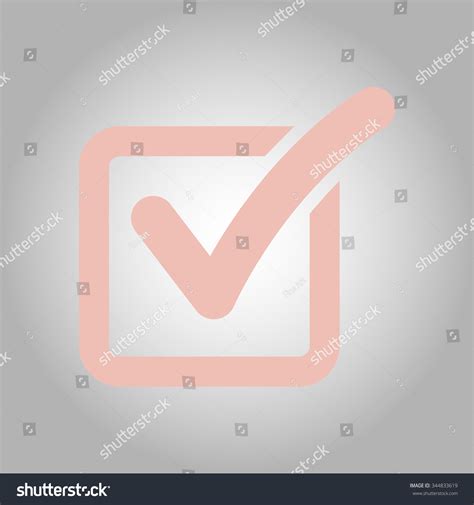 Check List Button Icon Check Mark 스톡 벡터 로열티 프리 Shutterstock