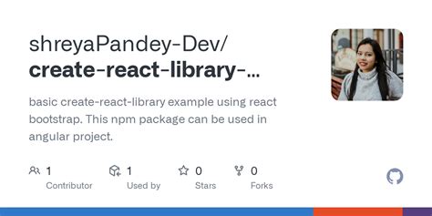 github shreyapandey dev create react library example basic create