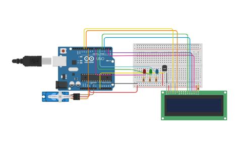 Circuit Design Temperature Tinkercad