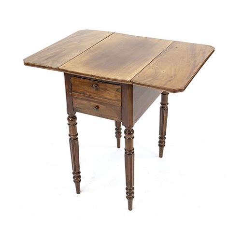 Small Biedermeier Folding Tabl For Sale At Auction On 24th August