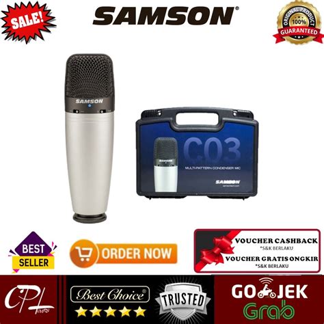 Jual Samson C03 Multi Pattern Condenser Microphone Shopee Indonesia