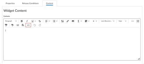 Create A Custom Widget Brightspace