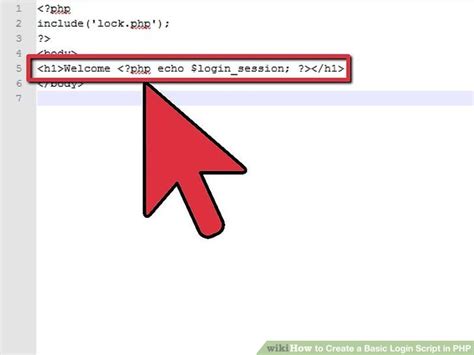 How To Create A Basic Login Script In Php 5 Steps With Pictures