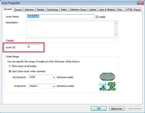 Solved How Is It Possible To Set A Layer Or Table Id With Esri