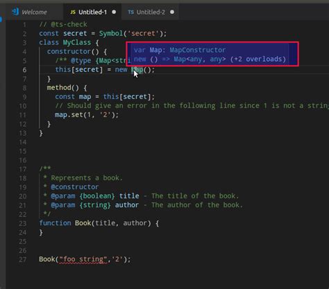 Javascript How To Document Symbol Index Signature Using Jsdoc To Be