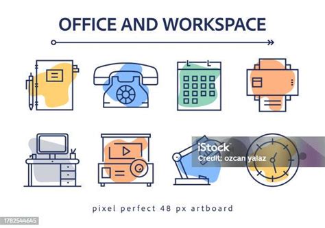 사무실 및 작업 공간 관련 벡터 인포 그래픽 배너 디자인 개념입니다 Global Multisphere Readytouse 템플릿입니다 웹 배너 웹사이트 헤더 잡지 모바일