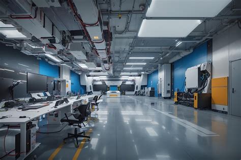 Premium Ai Image Cutting Edge Ai Robotics Testing Facility