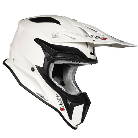 Just-1 J18 Solid Helmet White JO6060180181000 Offroad Helmets | MotoStorm