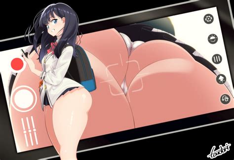 Rule Artist Name Ass Black Hair Black Skirt Bow Bowtie Cameltoe Cellphone Cellphone Camera