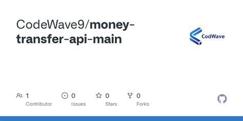 Github Codewave9money Transfer Api Main