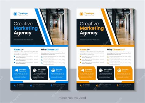 Premium Vector Corporate Business Flyer Design Multipurpose Brochure Cover Template Premium Vector
