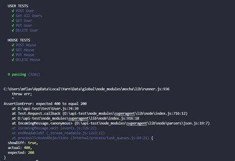 Nodejs Someone Knows Why Mocha Throw Me Error Even If Everything