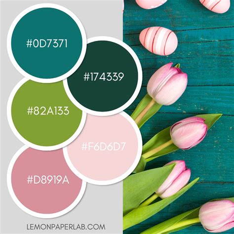 12 Easter Color Palette Ideas Lemon Paper Lab