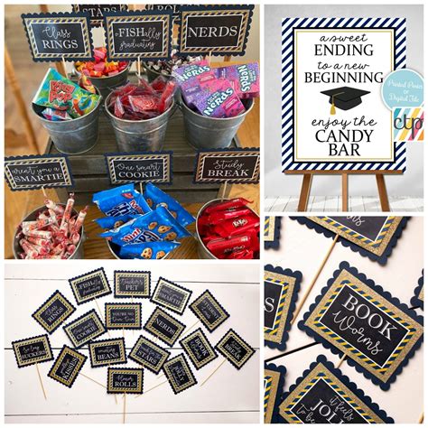 Party Supplies Paper And Party Supplies Pink Theme Candy Bar Grad Party