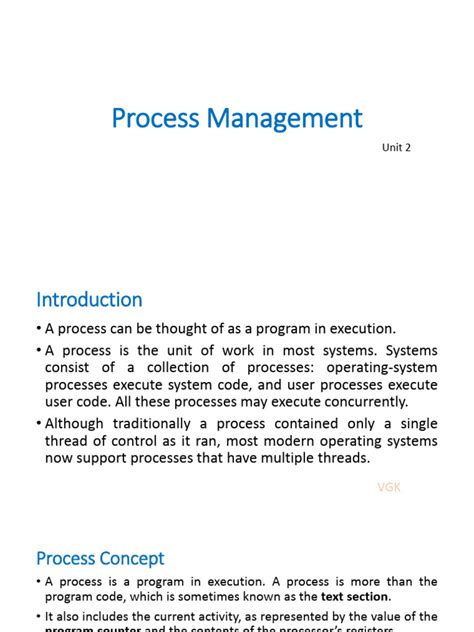 Unit 2 Process Mgmt Pdf Scheduling Computing Process Computing