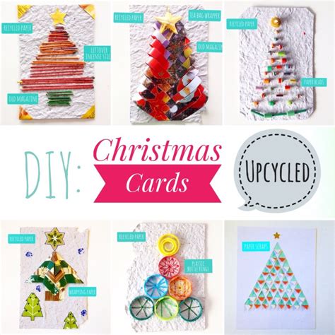 Diy Recycled Christmas Cards Ecogreenlove