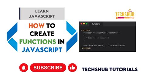 How To Create Functions In Javascript Learn Function In Js Youtube