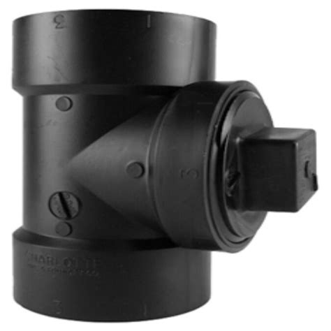 Charlotte Pipe 2 In Abs Cleanout Tee Plug In The Abs Dwv Pipe And Fittings Department At